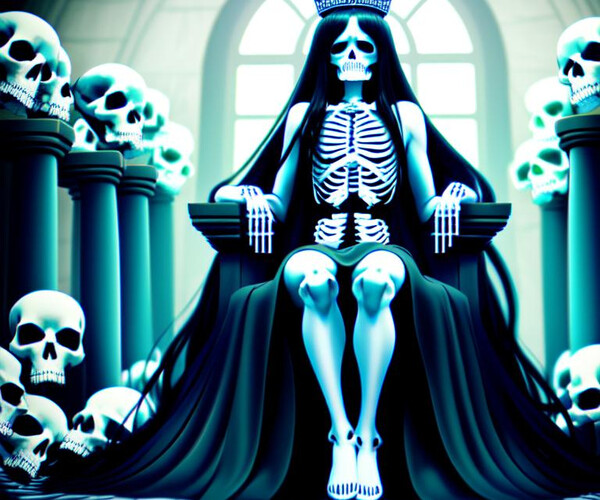 ArtStation - Skeleton Qu33n | Artworks