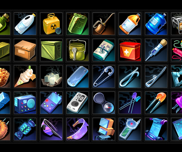 ArtStation - Survival Icons Megapack | Game Assets