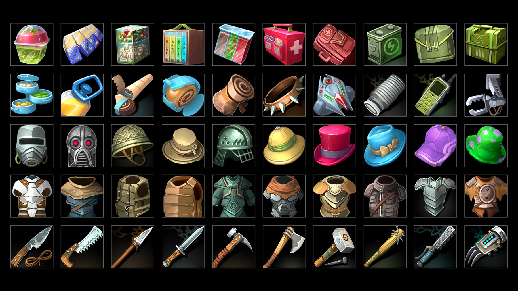 ArtStation - Survival Icons Megapack | Game Assets