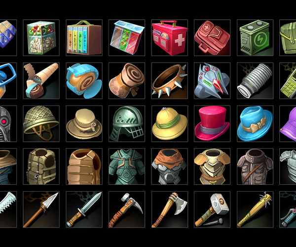 ArtStation - Survival Icons Megapack | Game Assets
