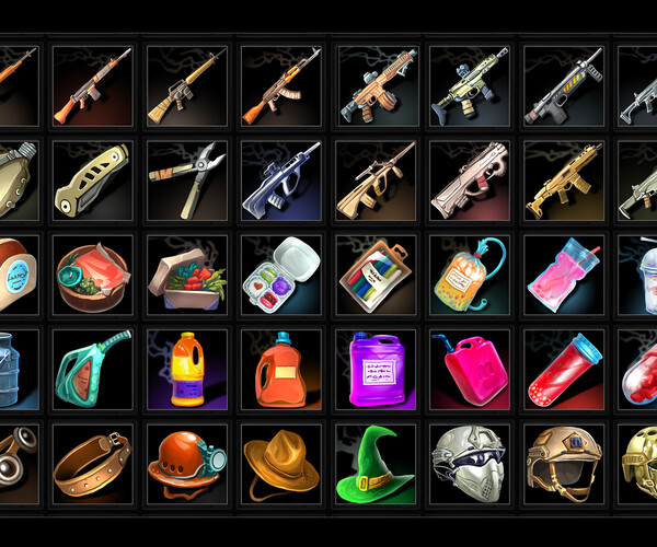 ArtStation - Survival Icons Megapack | Game Assets