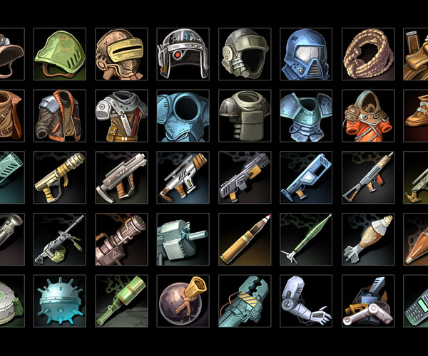 ArtStation - Survival Icons Megapack | Game Assets