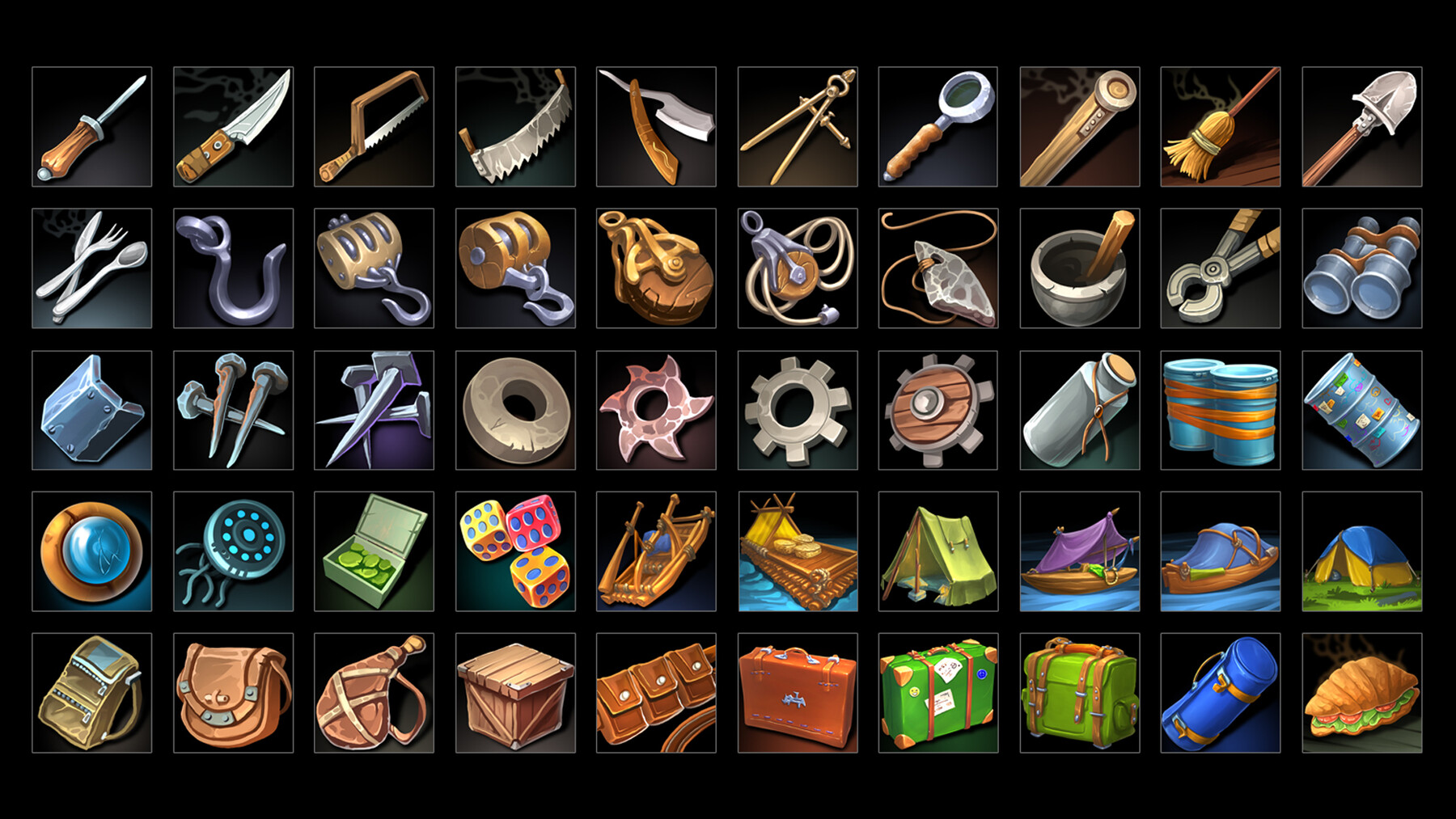 ArtStation - Survival Icons Megapack | Game Assets