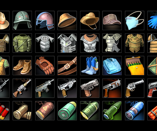 ArtStation - Survival Icons Megapack | Game Assets