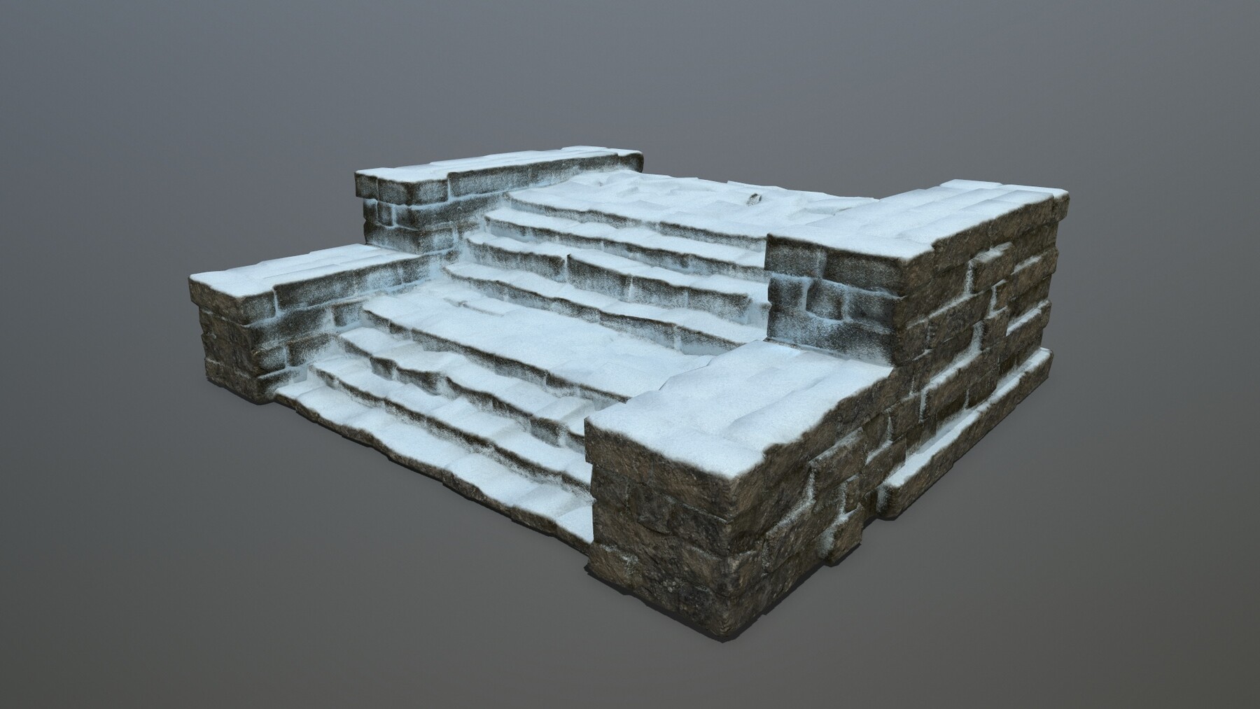 ArtStation - Ruin Stairs | Game Assets