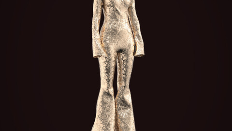 ArtStation - 3D GOLD BODYSUIT | Resources