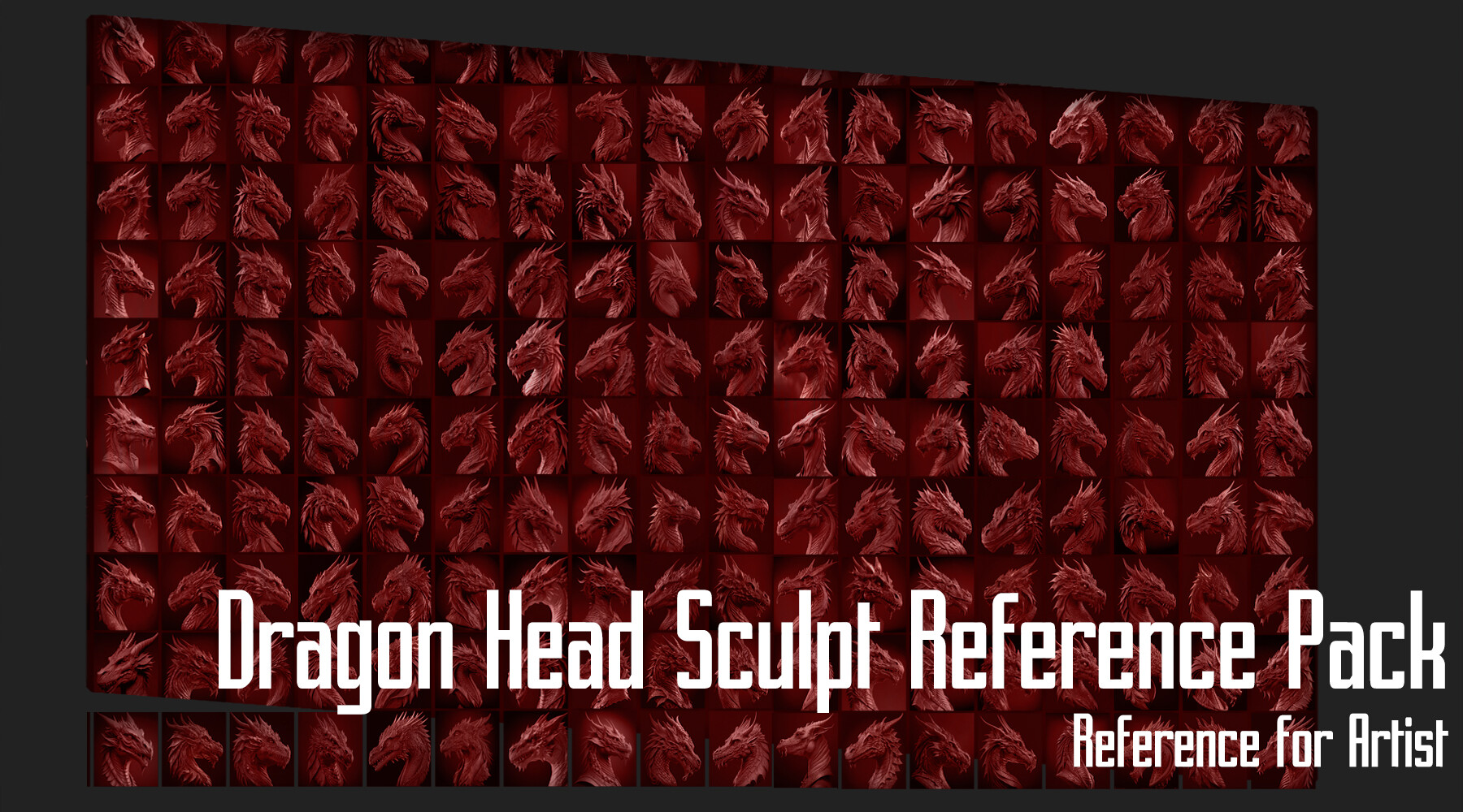 ArtStation - +250 Dragon Head Sculpt Reference Pack | Artworks