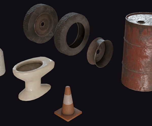 ArtStation - Trash pack | Game Assets