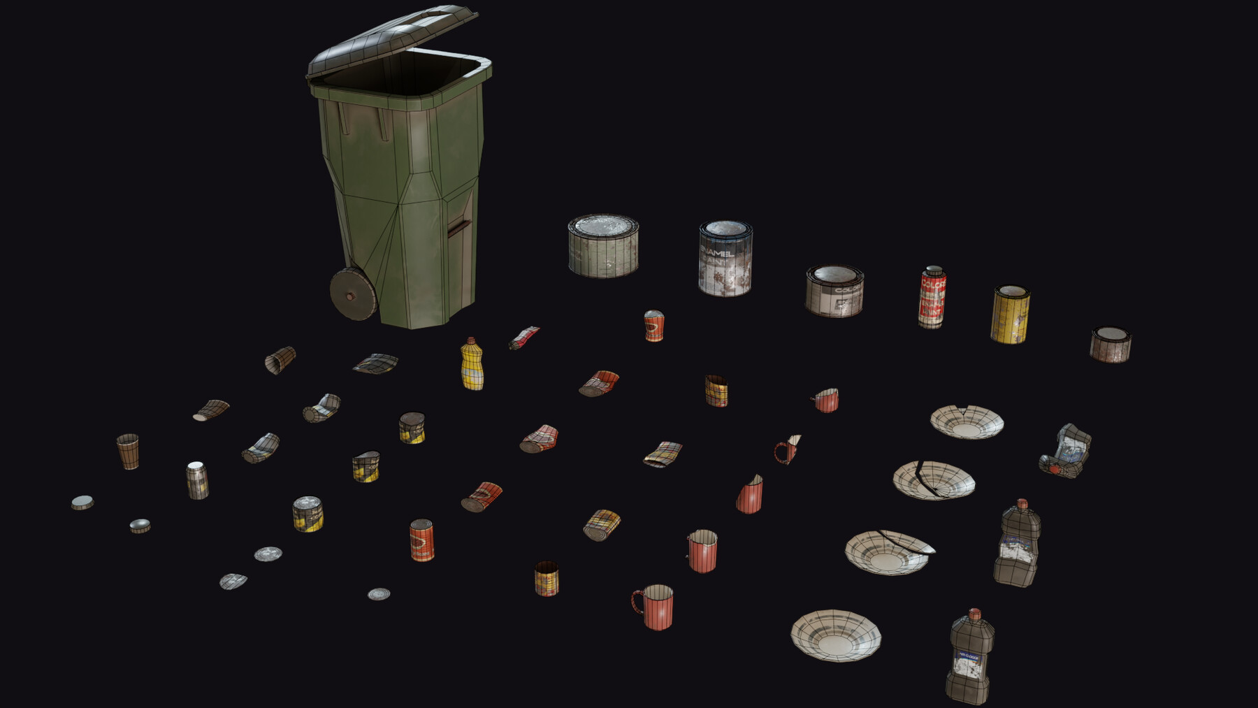 ArtStation - Trash pack | Game Assets