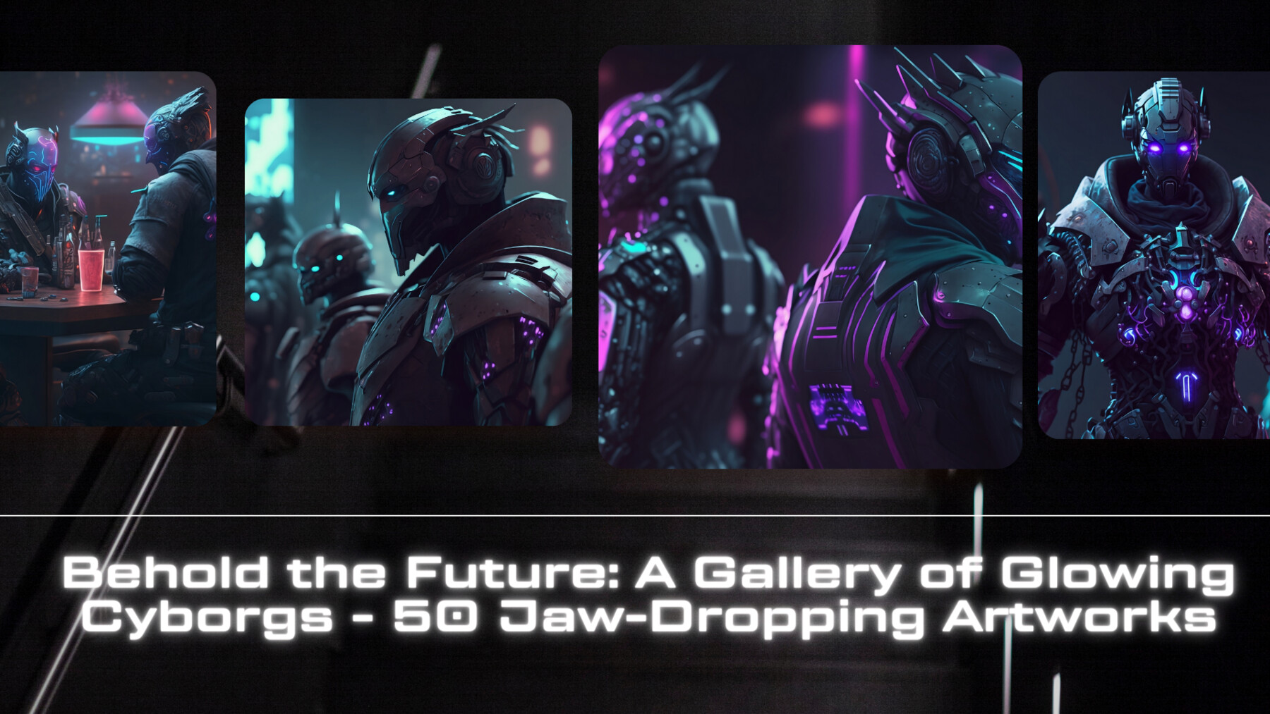 Amine Ben Taher - 50 Epic Scenes of Futuristic Cyborgs Pack: A Gallery of Power and Progression ...