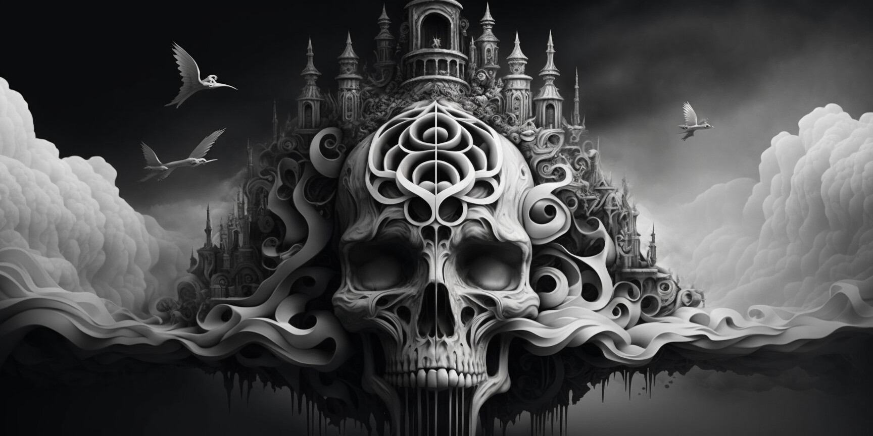 ArtStation - surreal skull | Artworks