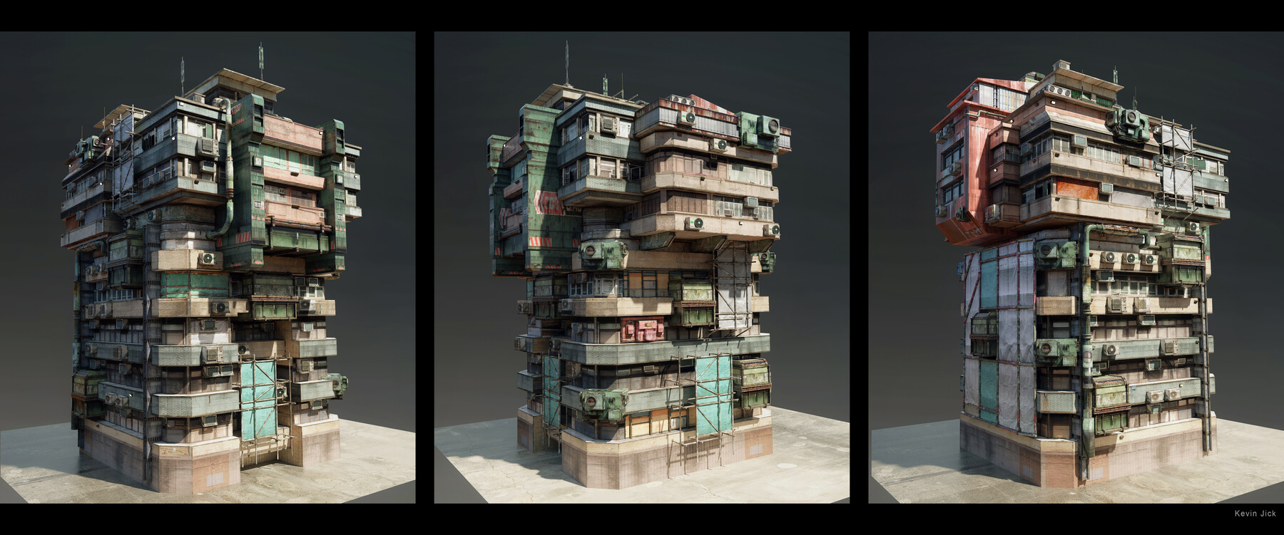 ArtStation - Sci Fi Kitbash - Volume 1 | Resources