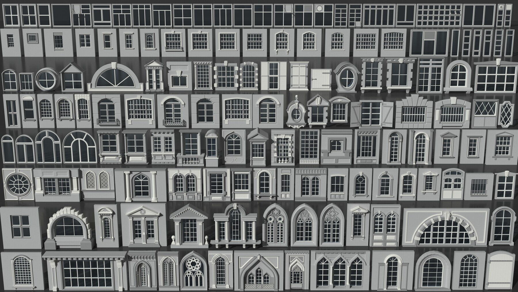 ArtStation - Windows Collection - 150 pieces | Resources