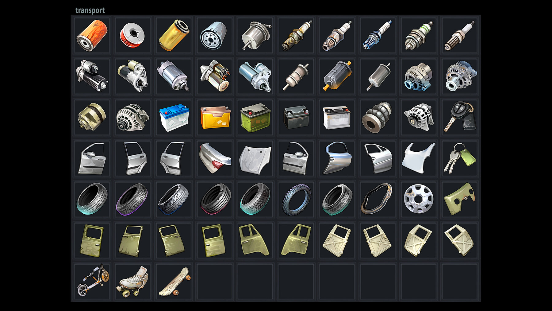 ArtStation - Zombie Survival Icons | Game Assets