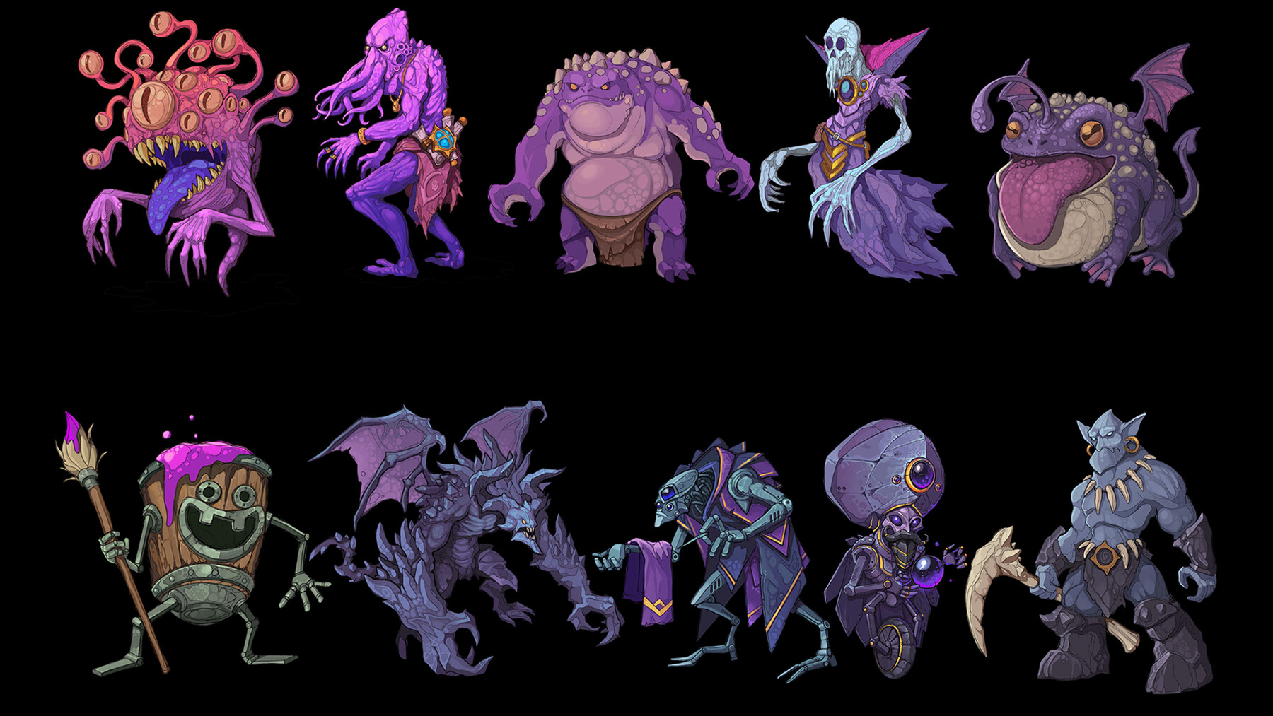 ArtStation - Characters Cards pack 01 | Game Assets