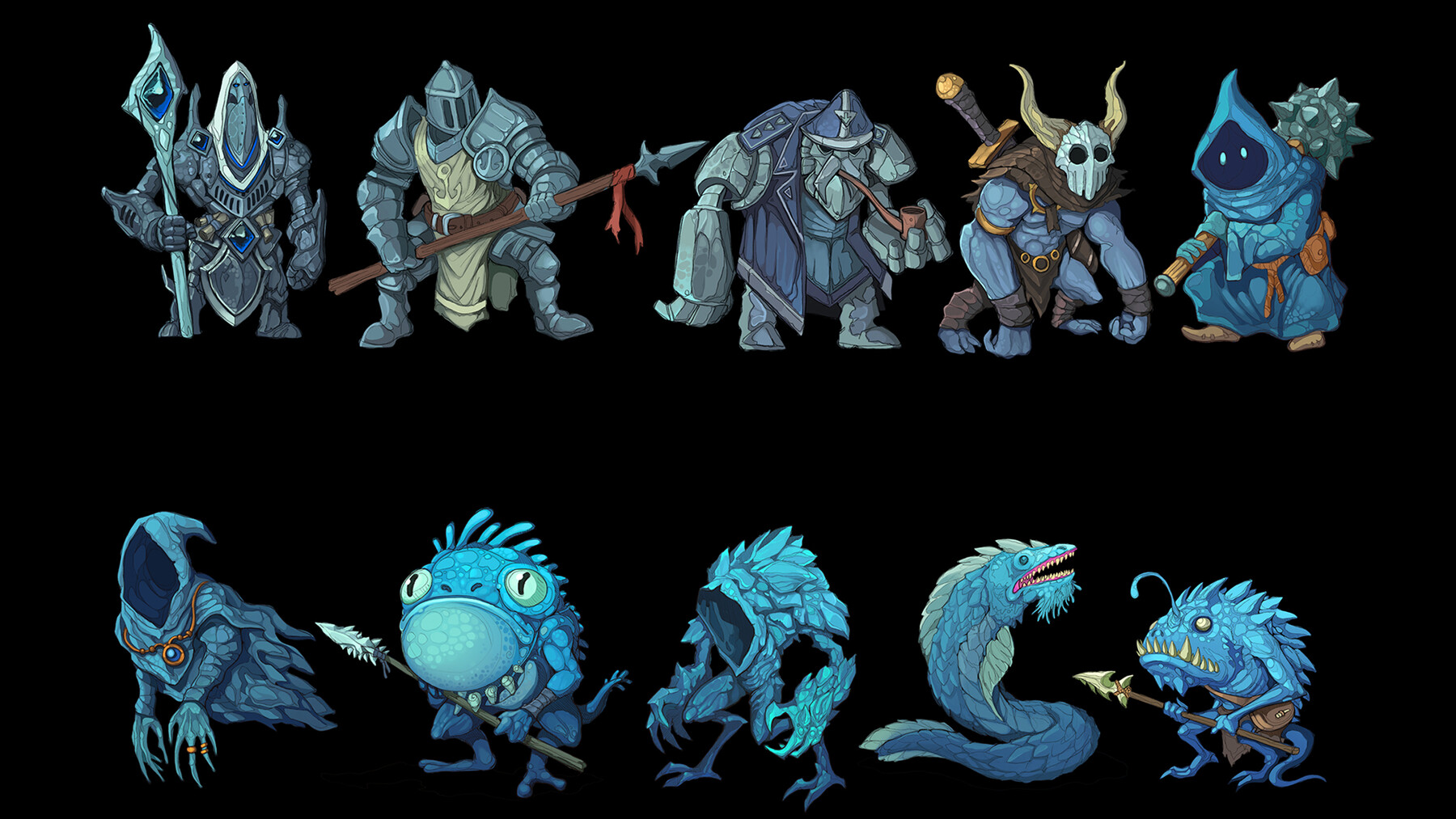 ArtStation - Characters Cards pack 01 | Game Assets