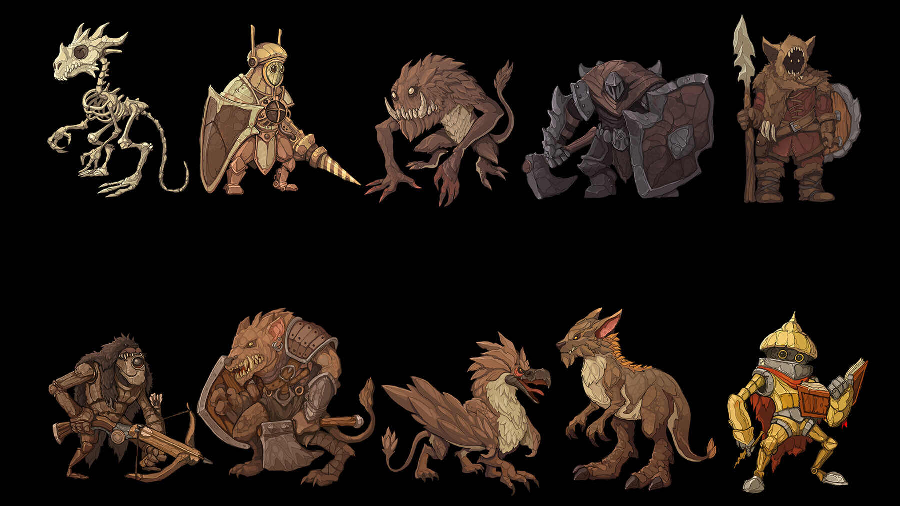 ArtStation - Characters Cards pack 01 | Game Assets