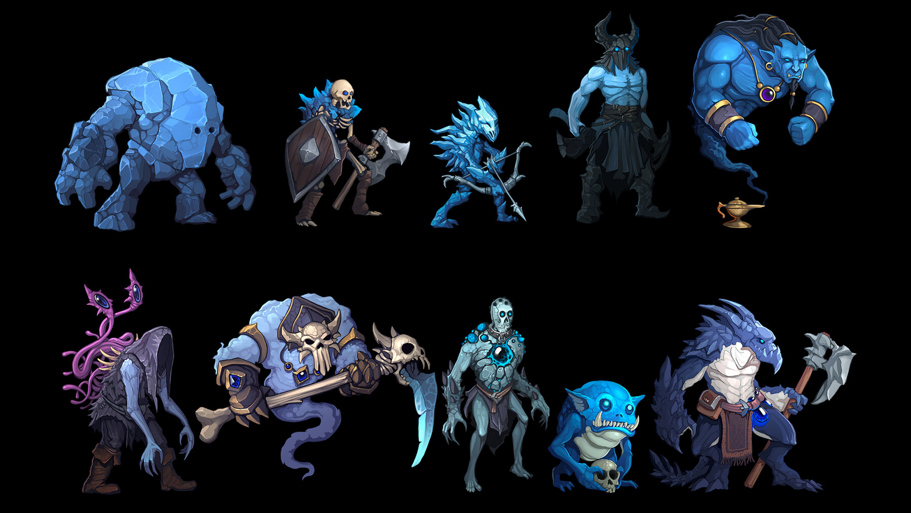 ArtStation - Characters Cards pack 03 | Game Assets