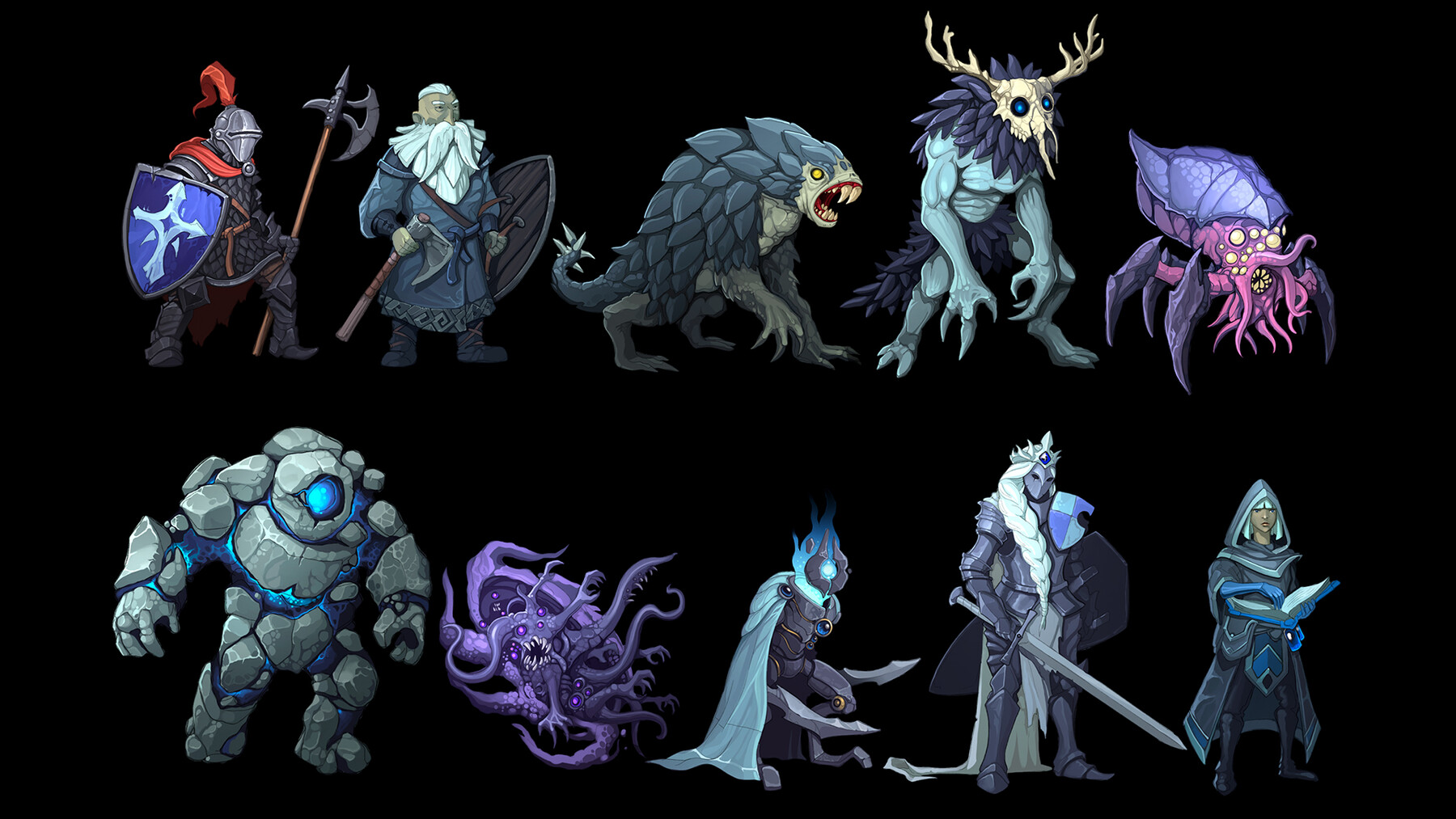 ArtStation - Characters Cards pack 03 | Game Assets