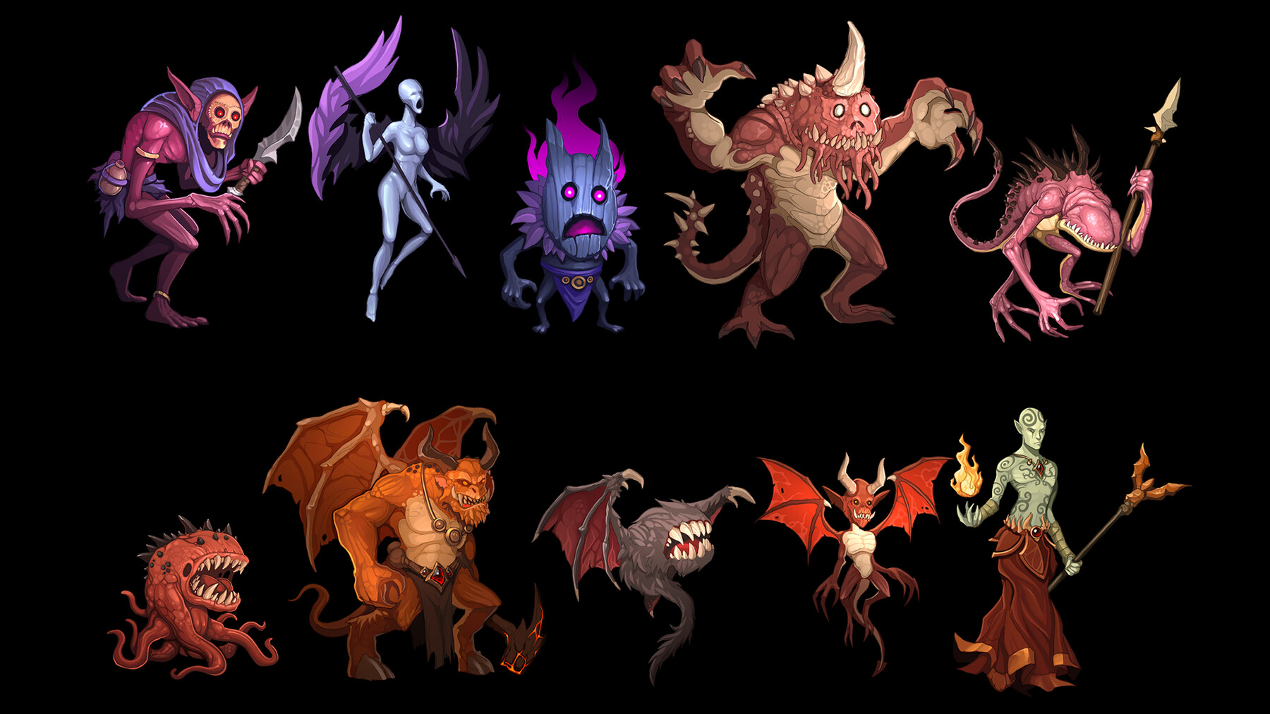 ArtStation - Characters Cards pack 03 | Game Assets