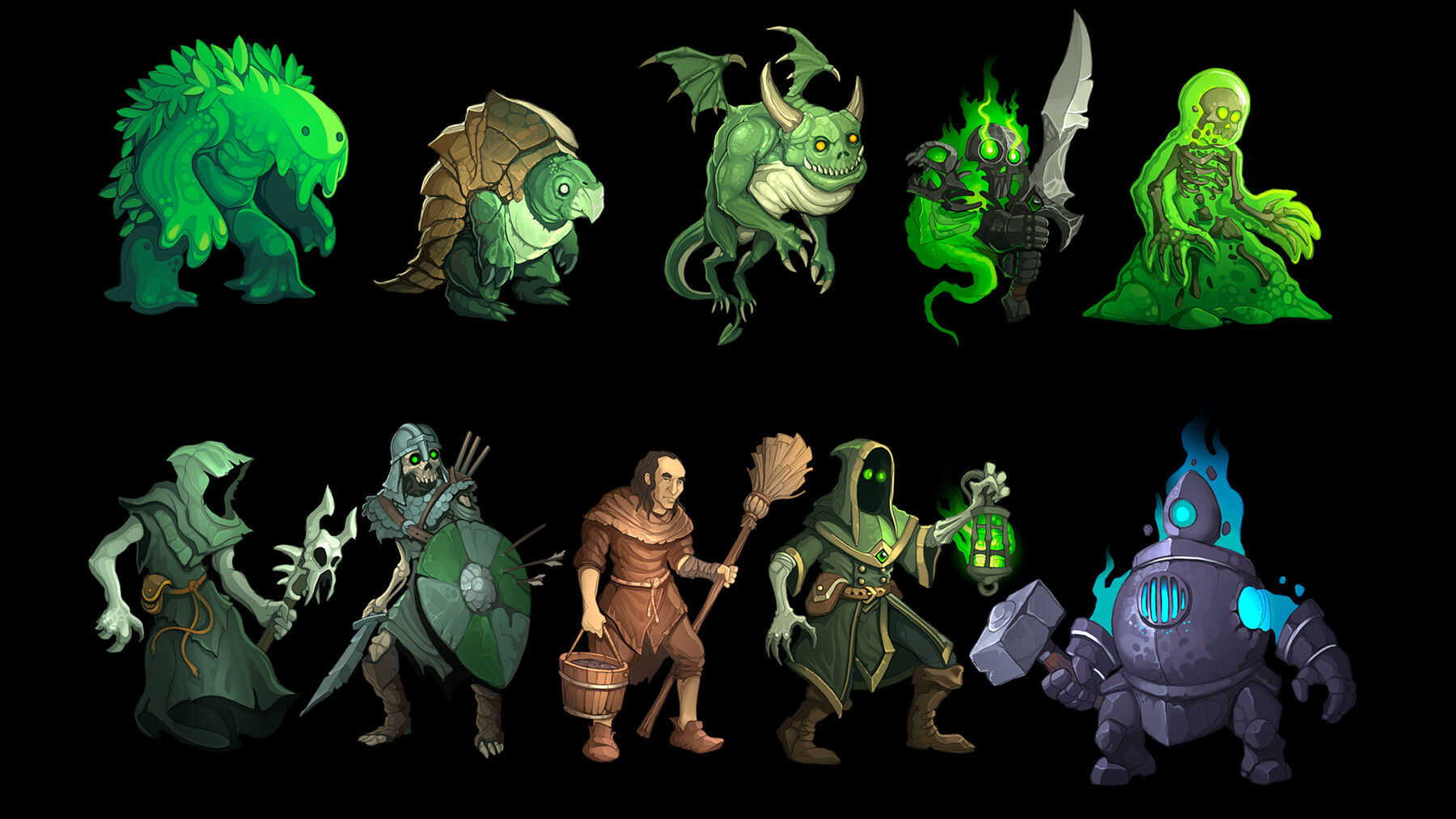 ArtStation - Characters Cards pack 03 | Game Assets