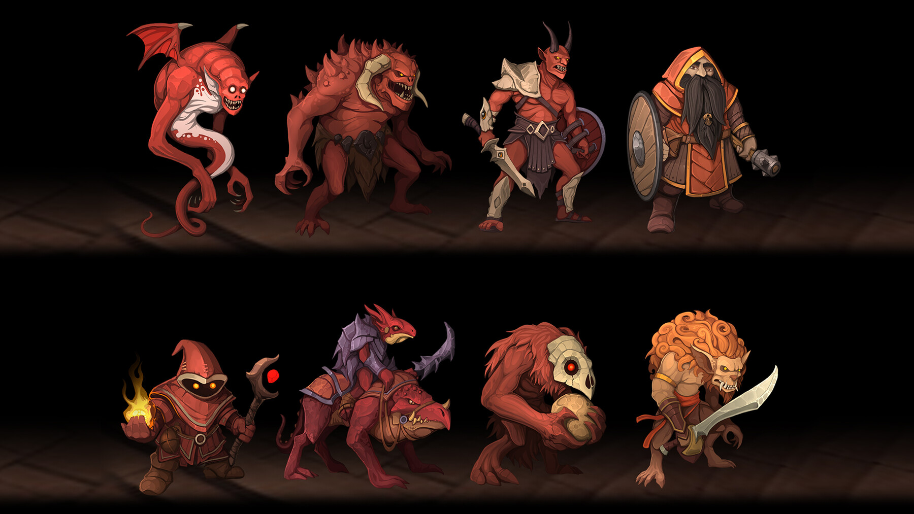 ArtStation - Characters Cards pack 04 | Game Assets