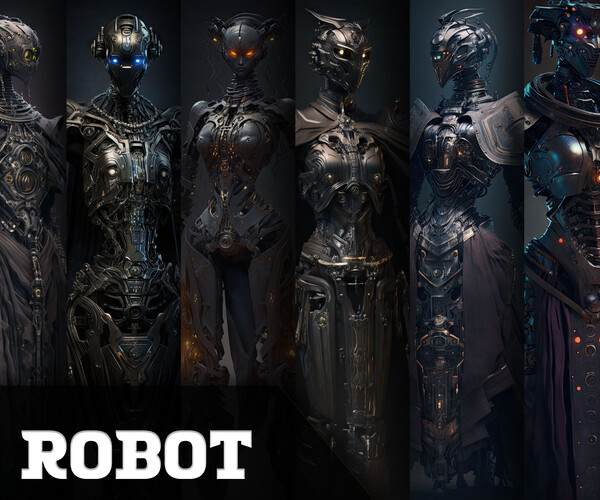 ArtStation - 110 robat (More Than 8K Resolution) | Artworks