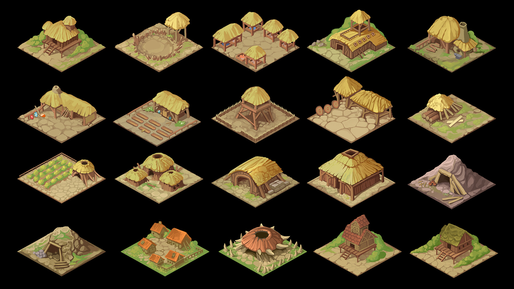 ArtStation - Isometric Fantasy Tiles | Game Assets