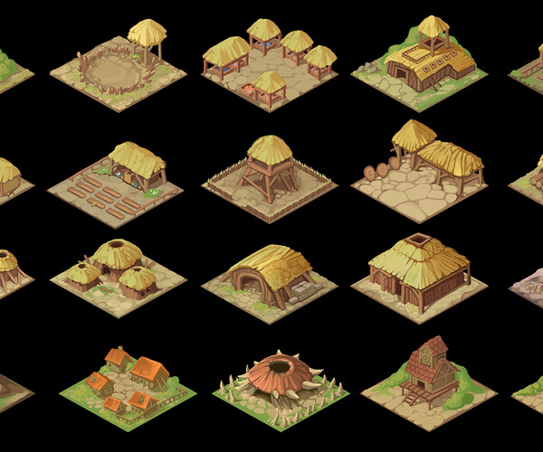 ArtStation - Isometric Fantasy Tiles | Game Assets