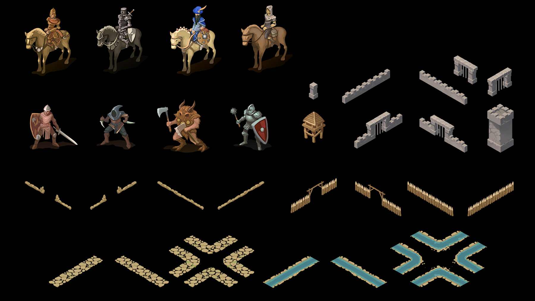 ArtStation - Isometric Fantasy Tiles | Game Assets