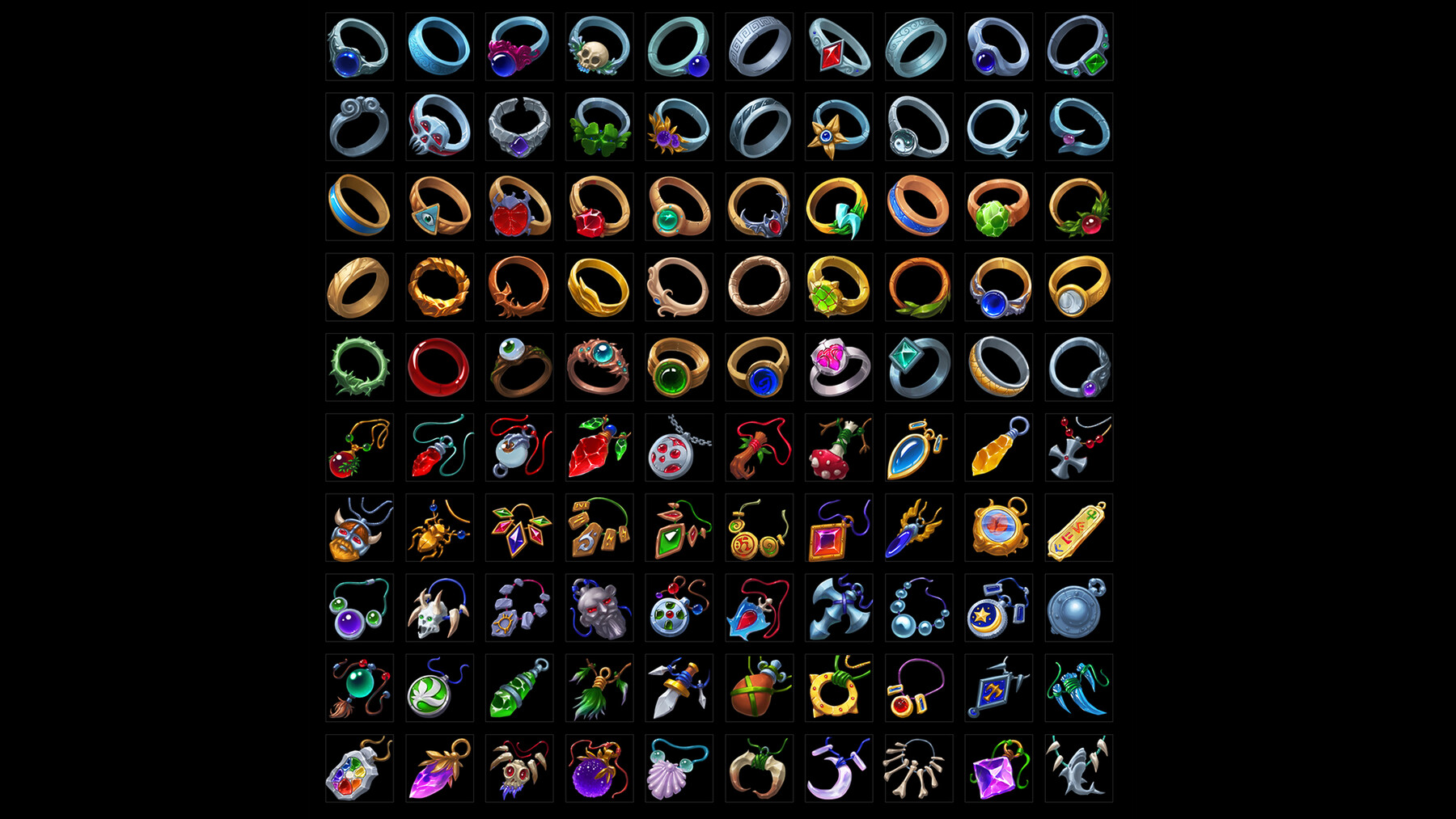 ArtStation - Magic Amulets | Game Assets