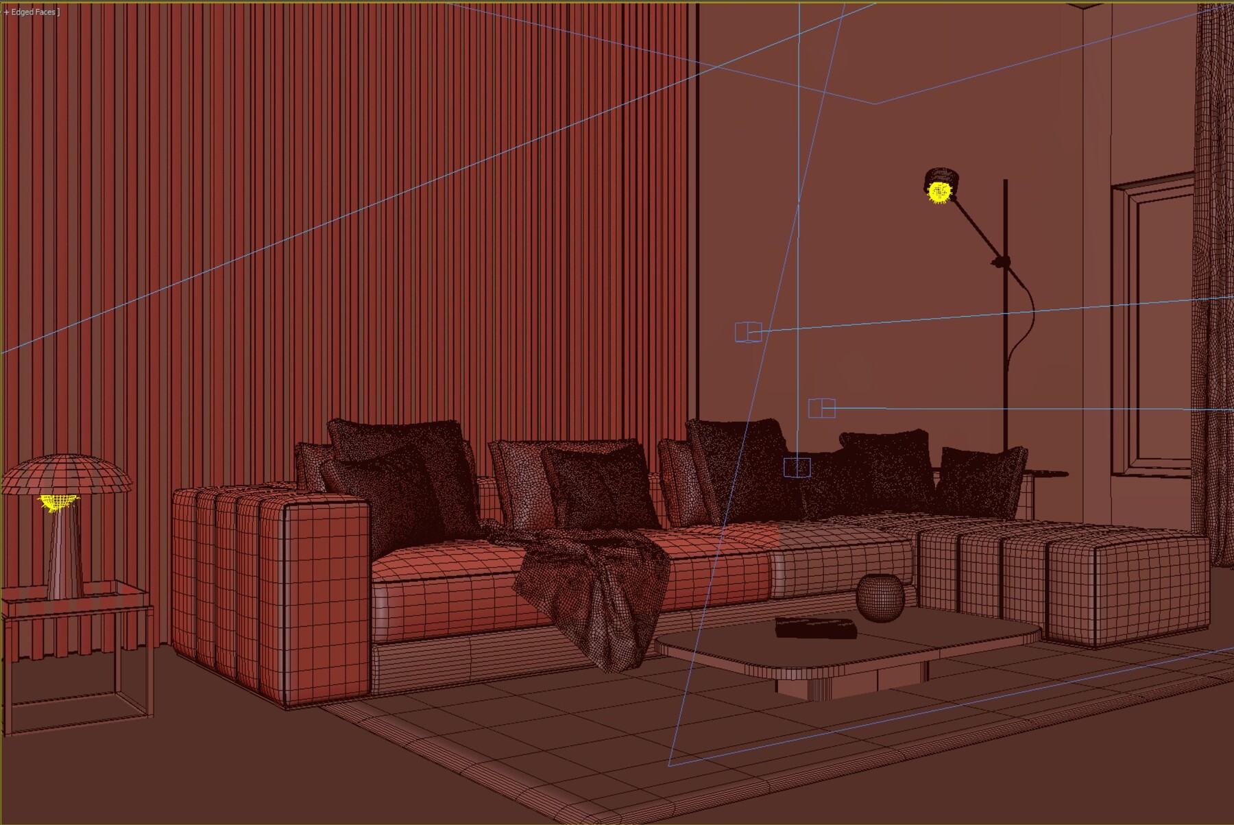 ArtStation - interior scene livingroom 06 | Game Assets