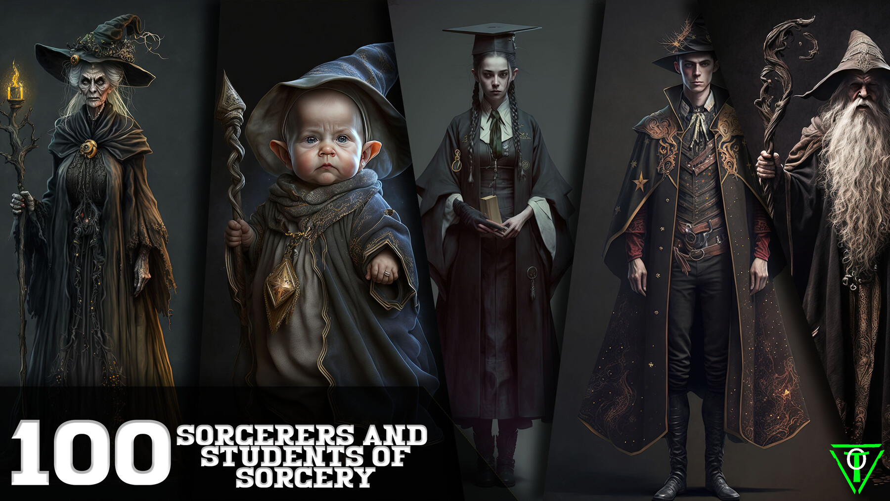 ArtStation - 100 Sorcerers and students of sorcery (More Than 8K ...