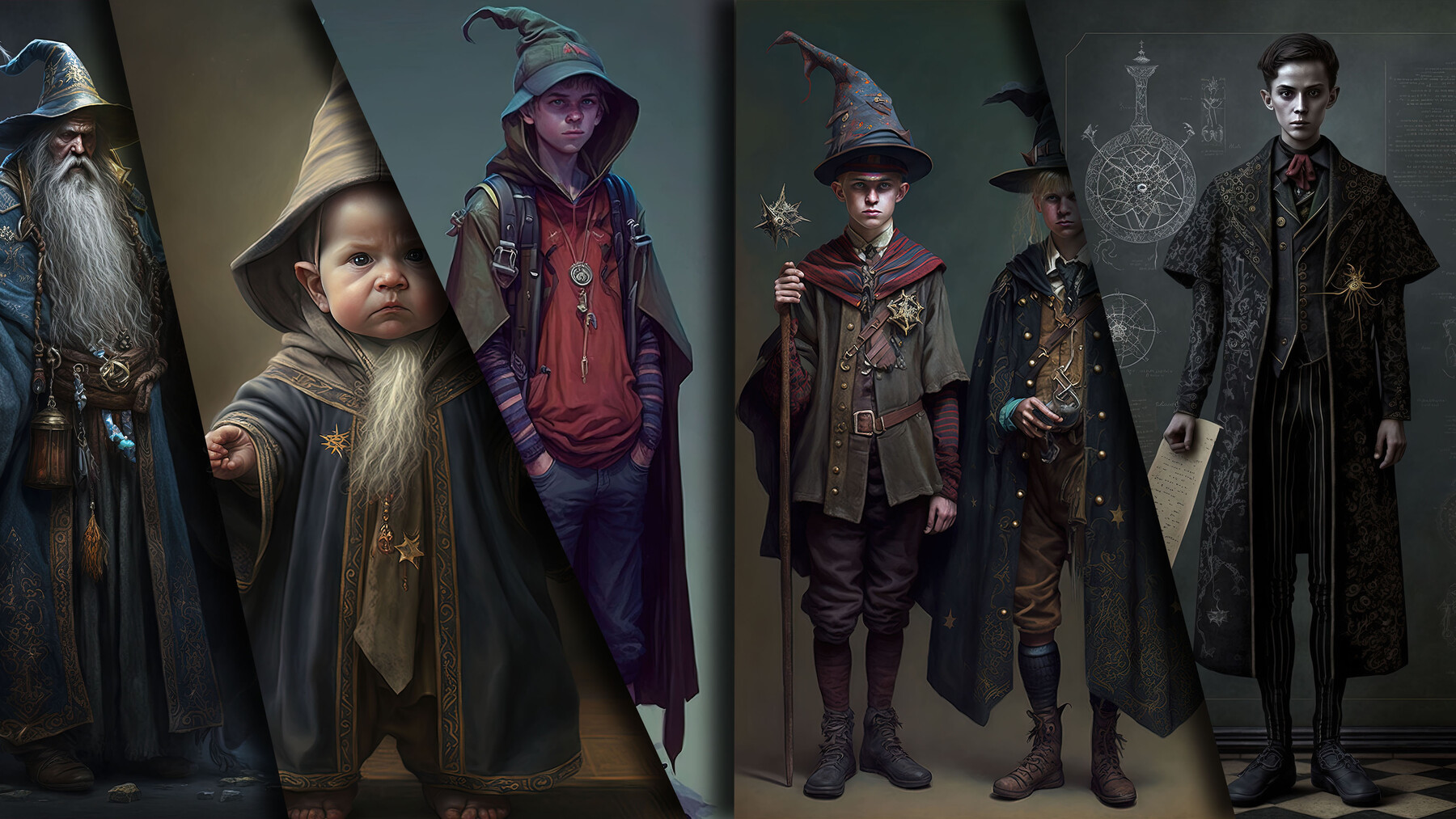ArtStation - 100 Sorcerers and students of sorcery (More Than 8K ...