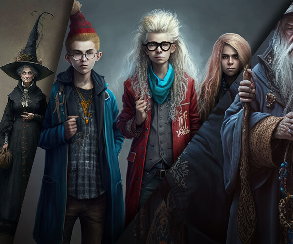 ArtStation - 100 Sorcerers and students of sorcery (More Than 8K ...