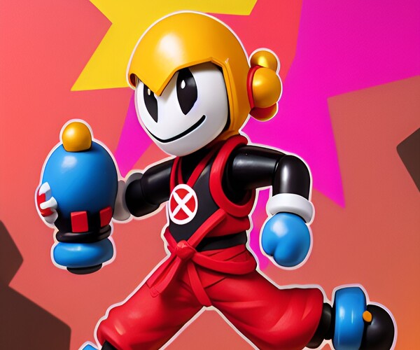 ArtStation - ninja bomberman 4500-jpg pack wombo art | Artworks