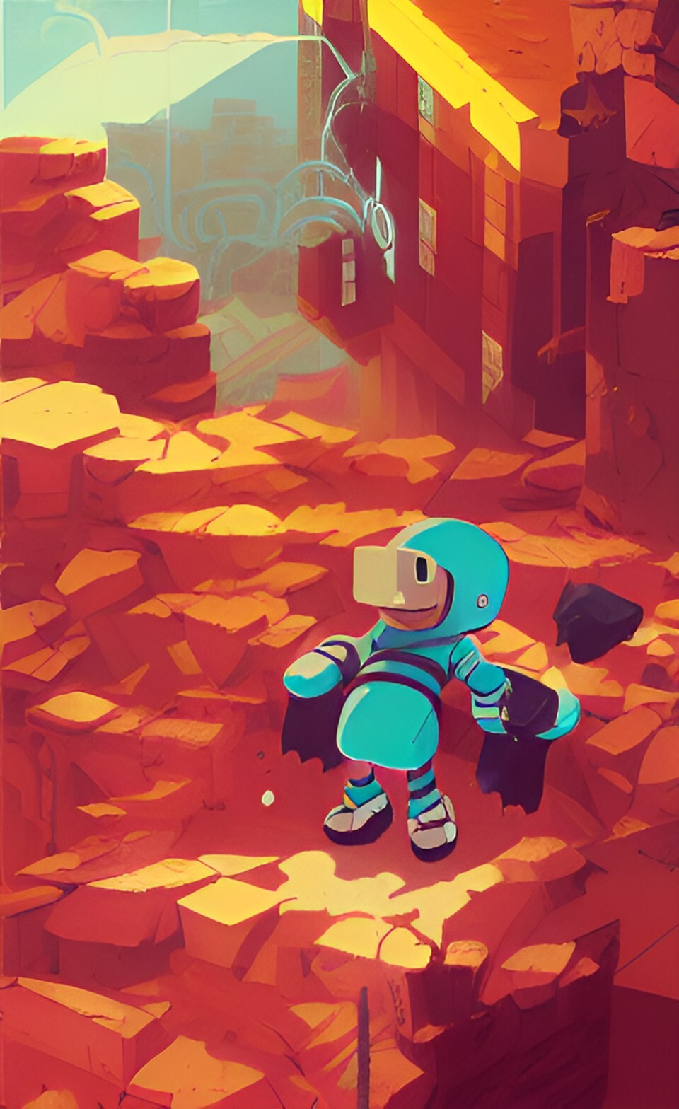 ArtStation - ninja bomberman 4500-jpg pack wombo art | Artworks