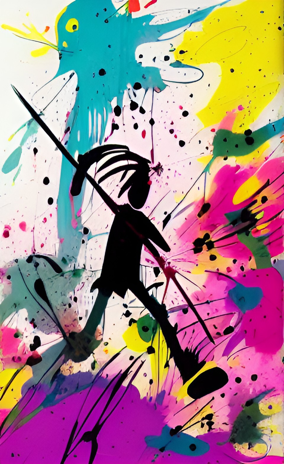 ArtStation - expressionism Splatter flat 3210-jpg pack wombo art | Artworks