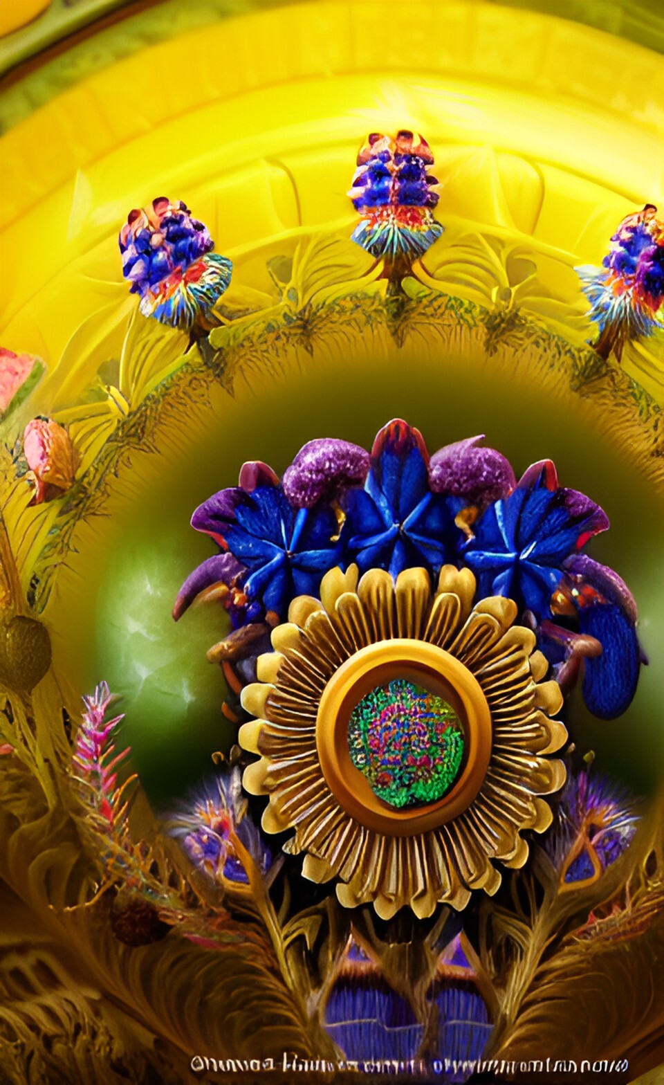 ArtStation - mechanical android flower 6680 -jpg pack wombo art | Artworks
