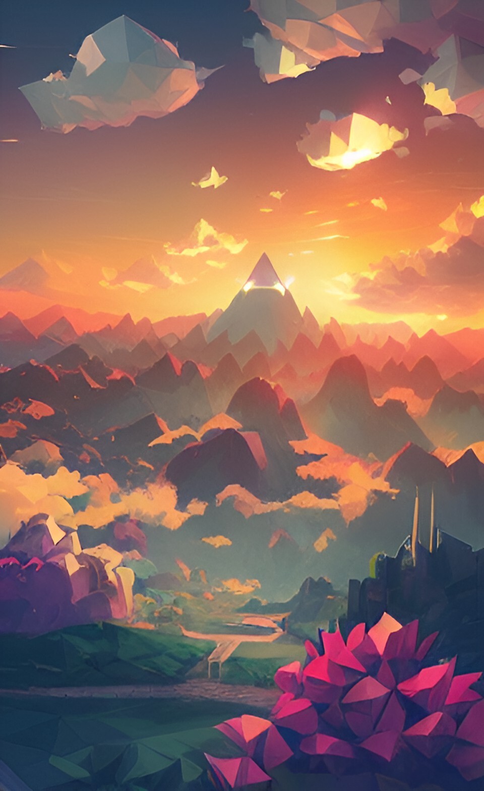 ArtStation - landscape of an anime field 6000-jpg pack wombo art | Artworks