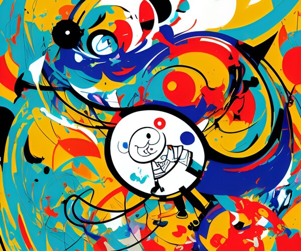 ArtStation - paint logo vector cartoon style 6480-jpg pack wombo art ...