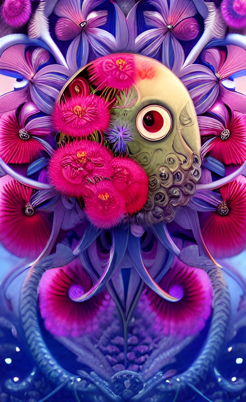 ArtStation - mechanical android flower 6680 -jpg pack wombo art | Artworks