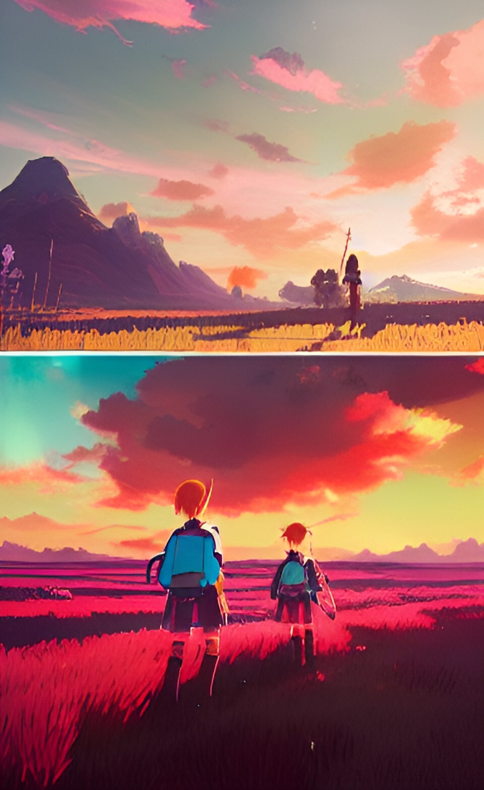 ArtStation - landscape of an anime field 6000-jpg pack wombo art | Artworks