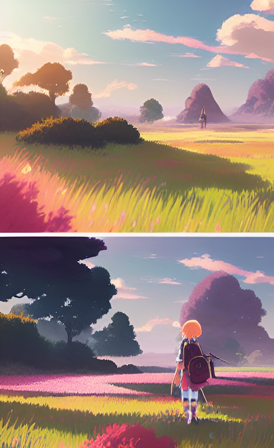ArtStation - landscape of an anime field 6000-jpg pack wombo art | Artworks