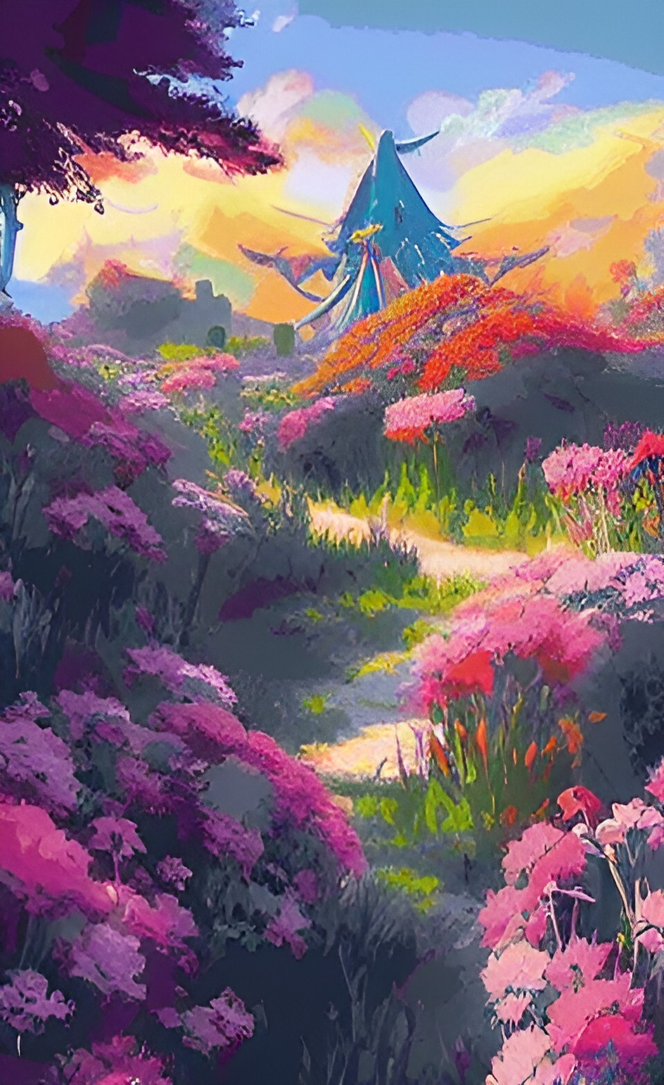 ArtStation - landscape of an anime field 6000-jpg pack wombo art | Artworks