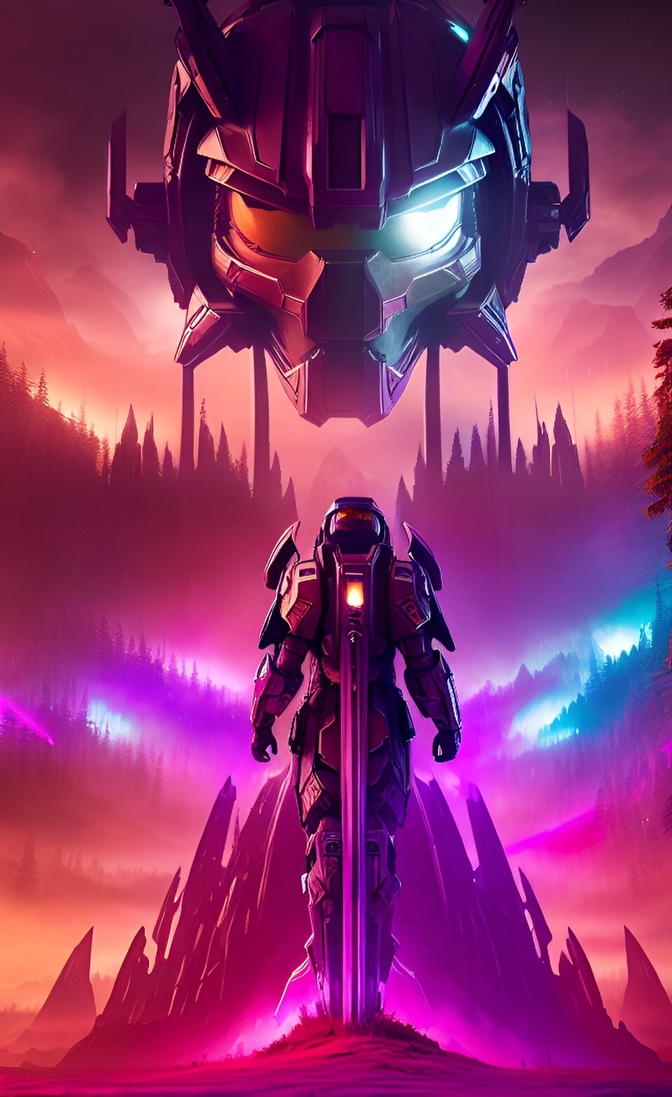 ArtStation - enchanted forest of destiny in halo world 3890-jpg pack ...