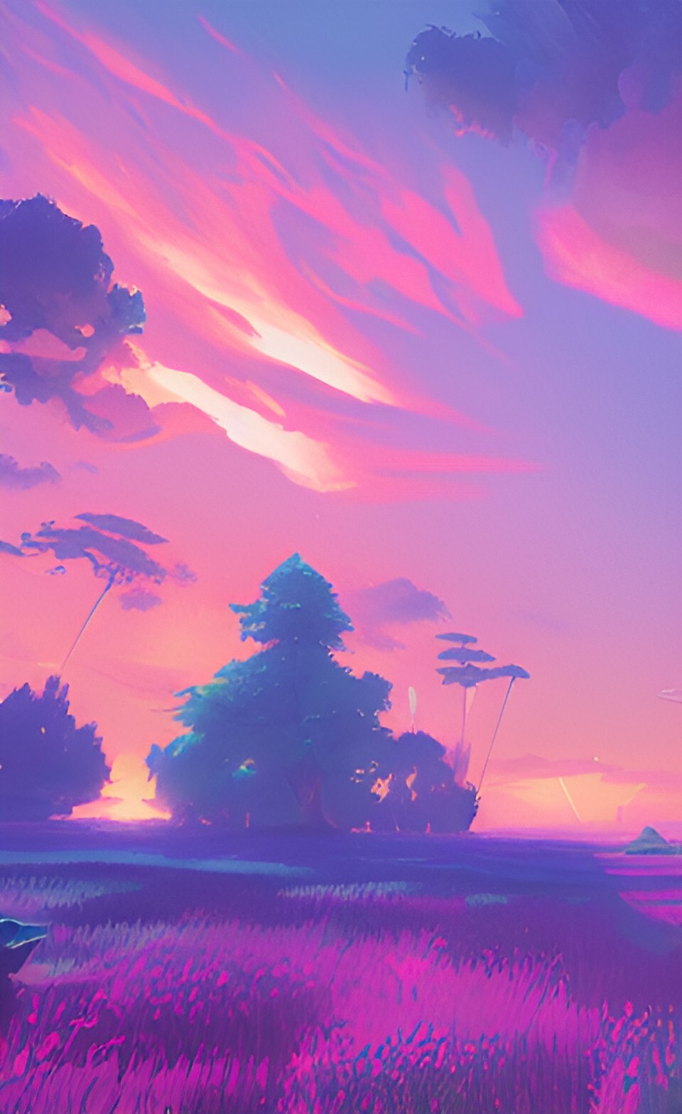 ArtStation - landscape of an anime field 6000-jpg pack wombo art | Artworks