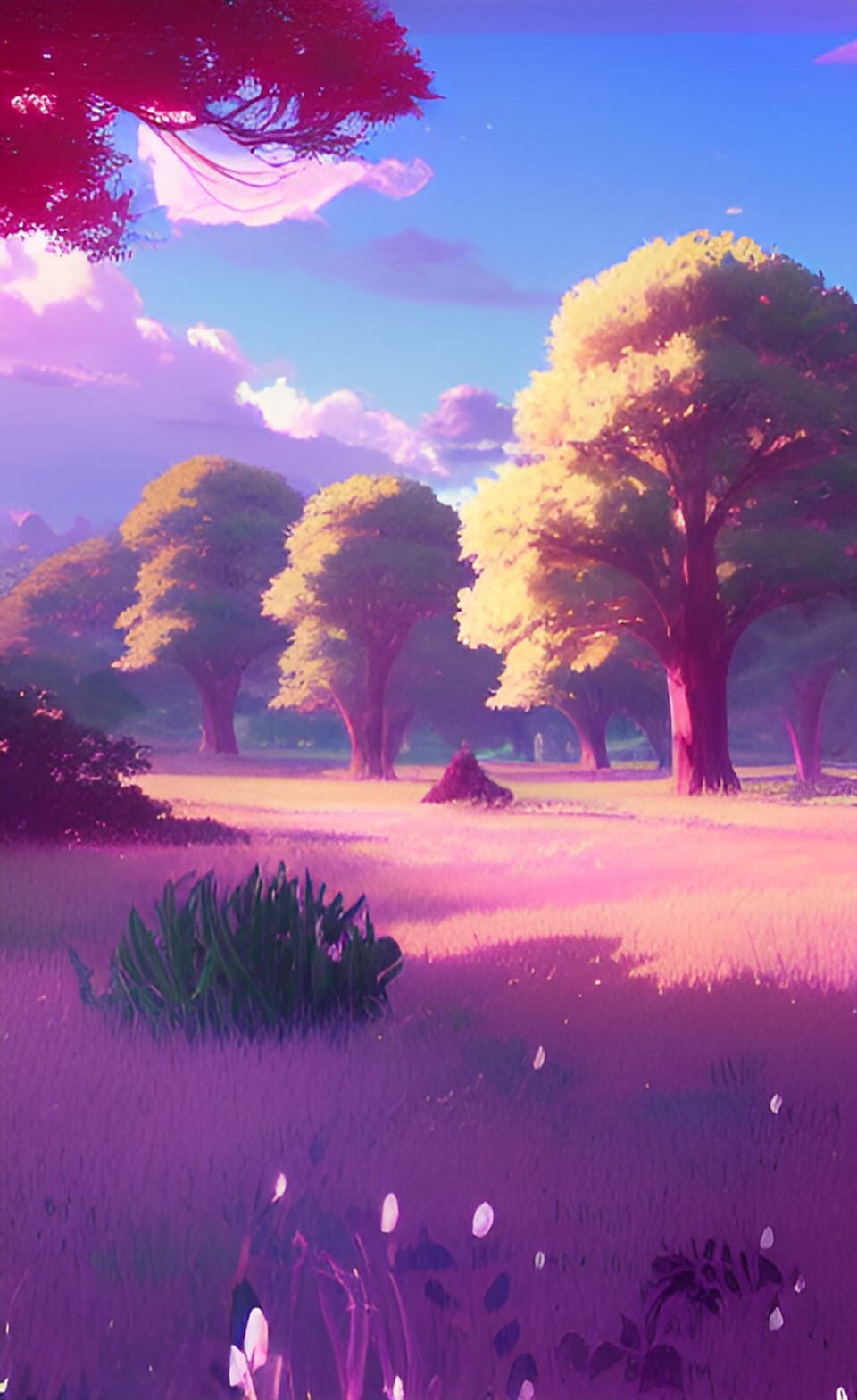 ArtStation - landscape of an anime field 6000-jpg pack wombo art | Artworks