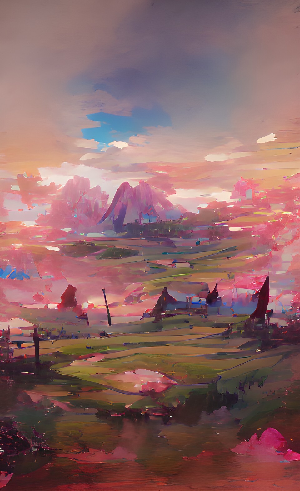 ArtStation - landscape of an anime field 6000-jpg pack wombo art | Artworks