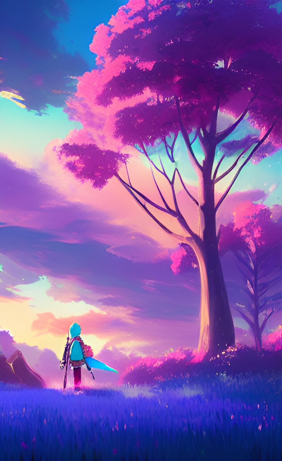 ArtStation - landscape of an anime field 6000-jpg pack wombo art | Artworks